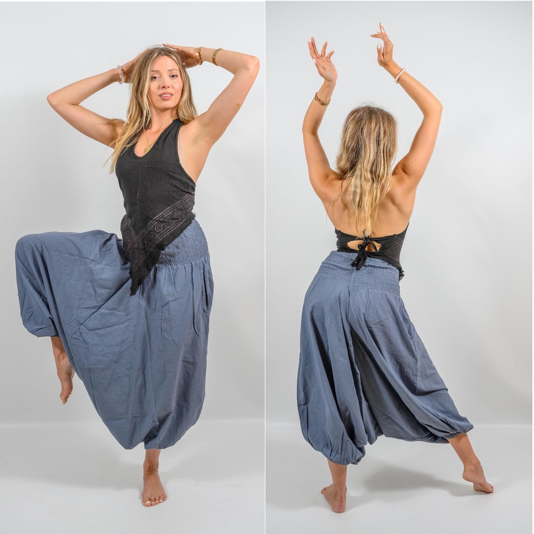 Genie Trousers, Harem Pants, Baggy Hippie Trousers, Mens Festival Wear ...