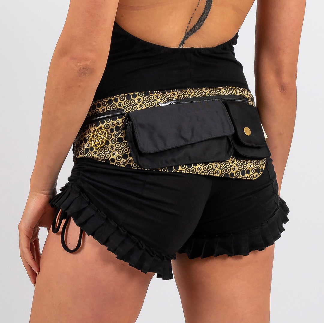 Steampunk Utility Belt, Burner Wear Waist Pouch, Sacred Geometry ...