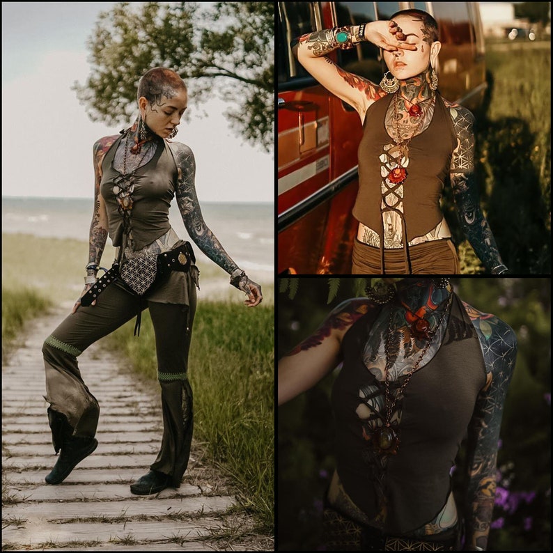 Sexy Pixie Top Corset Style Elven Outfit Psytrance Rave | Etsy