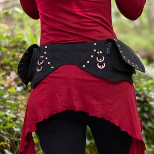 Cotton Canvas Multi Pocket Bum Bag, Hands Free Hip Bag, Burning Man ...