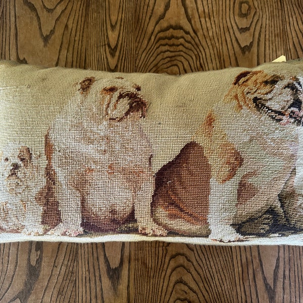 Bulldog Pillow - Etsy
