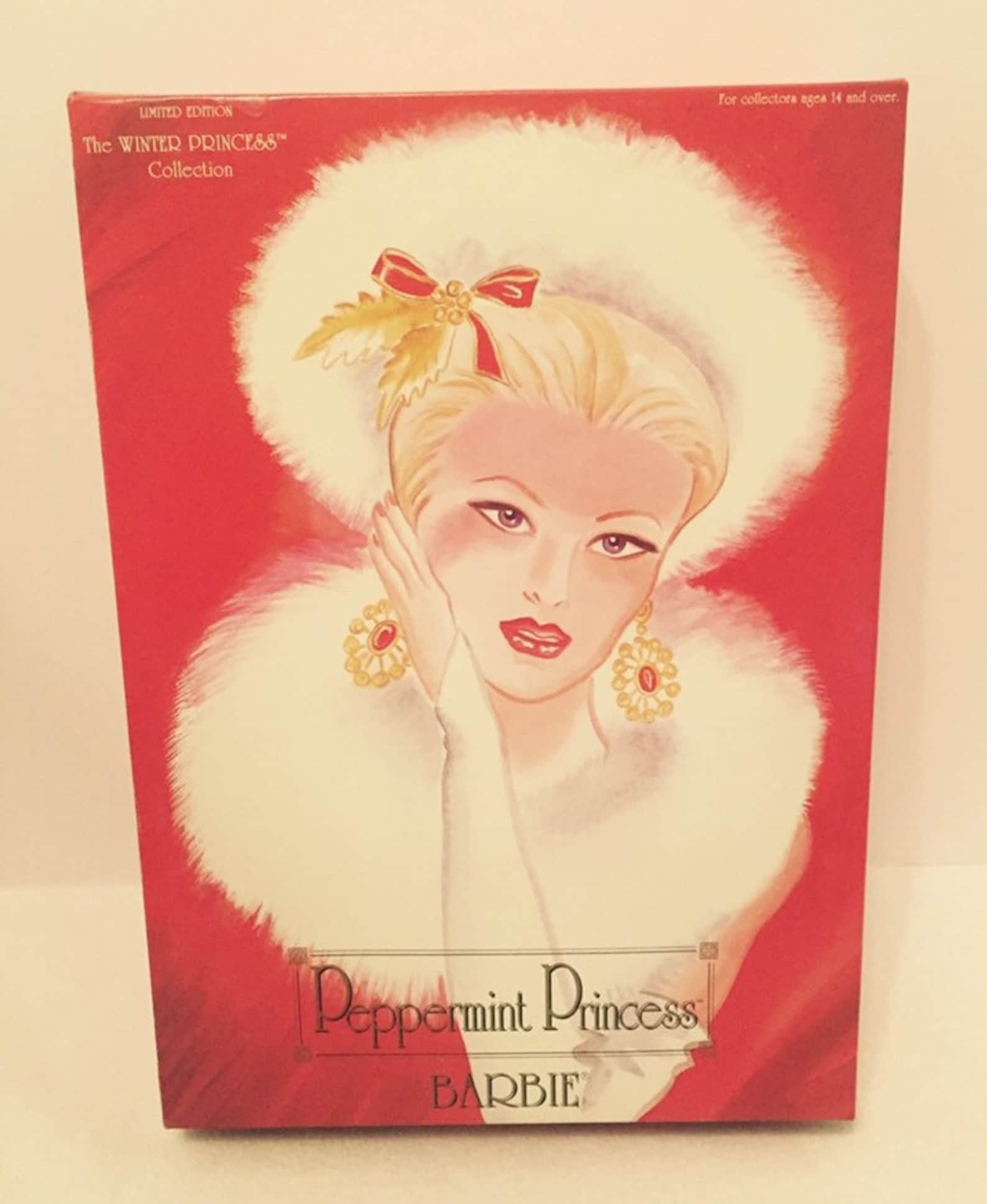 1995 Peppermint Princess Barbie Doll - Etsy