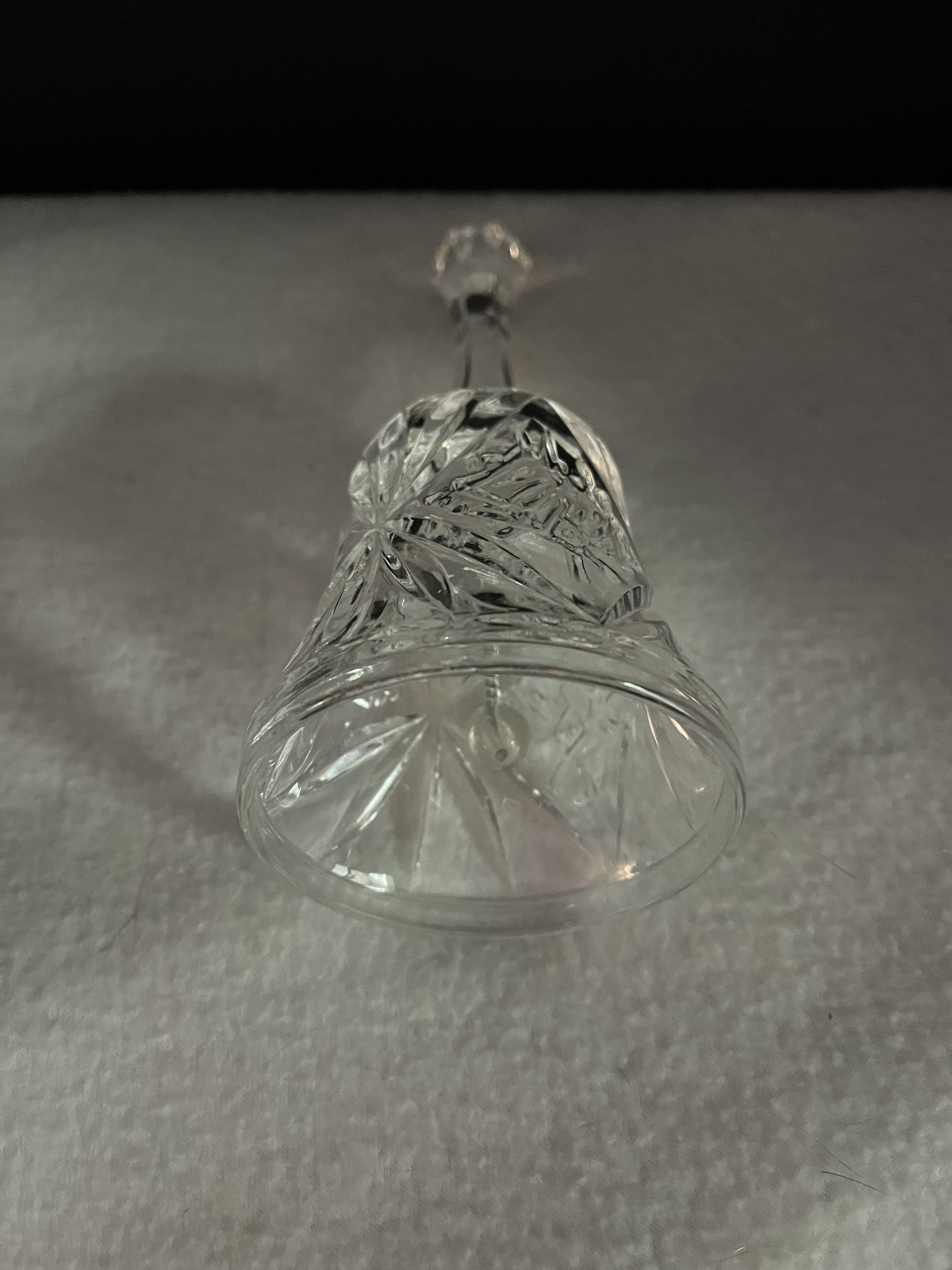 Vintage Collectible Cut Glass Bell - Etsy