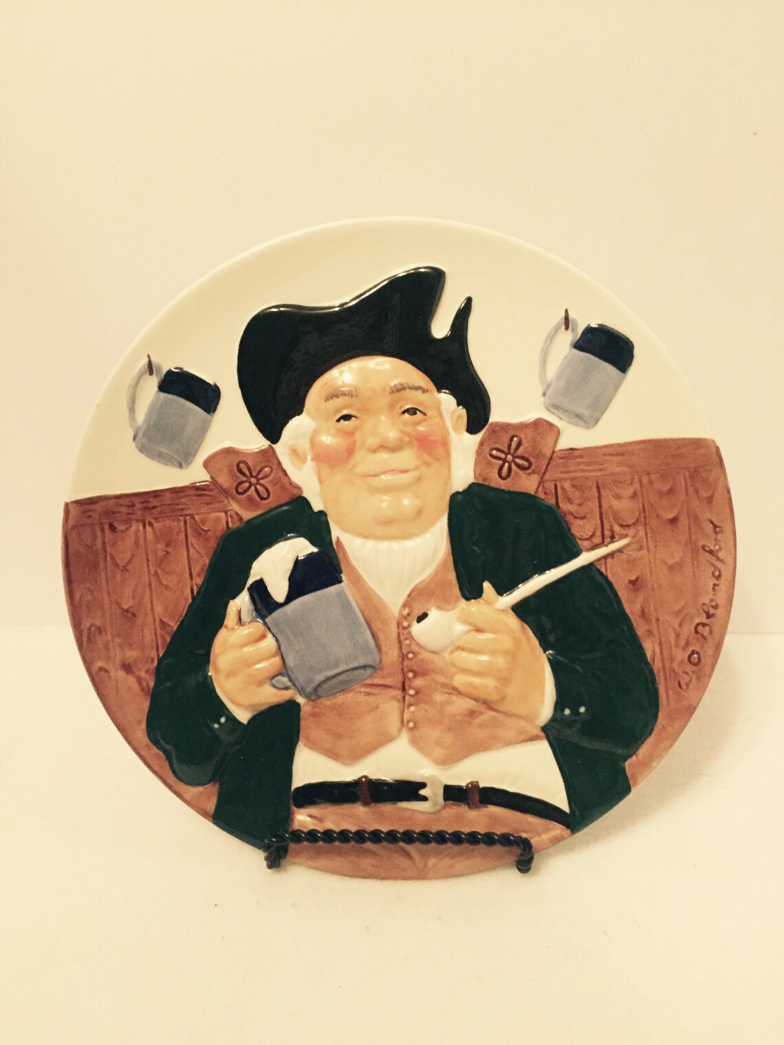 Vintage Toby Fillpot Collector Plate - Etsy