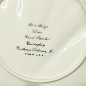 Blue Ridge Southern Pottery - Verna Design Leaf Shaped Plate - Etsy