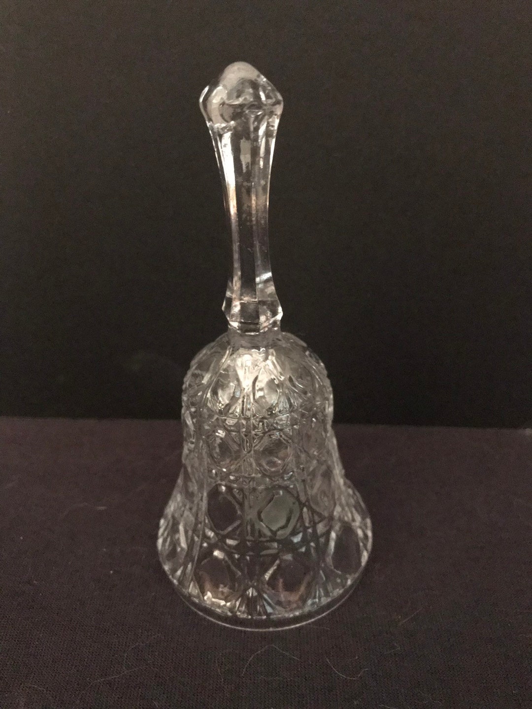 Vintage Lead Crystal Bell - Etsy