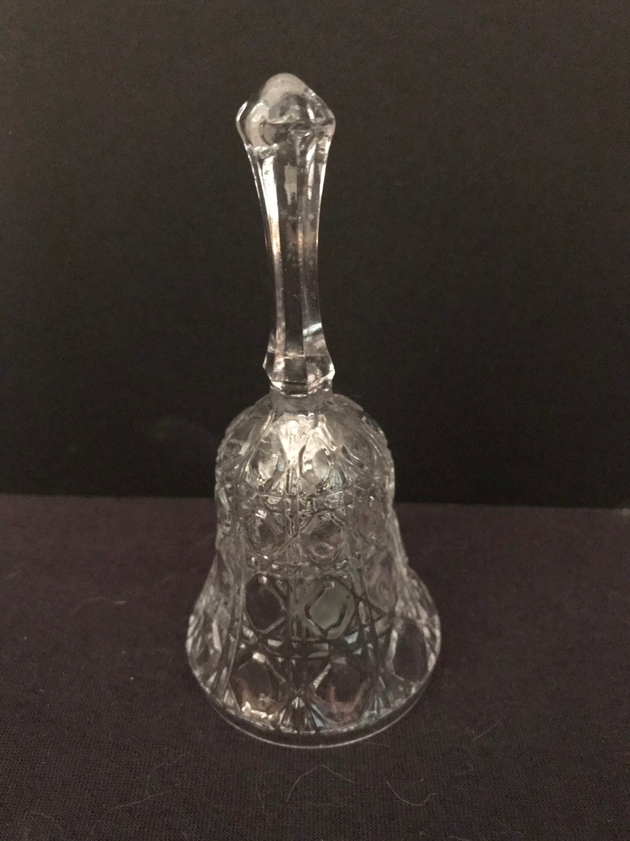 Vintage Lead Crystal Bell - Etsy