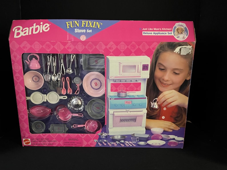 1997 Barbie Fun Fixin’ Stove Set - Etsy