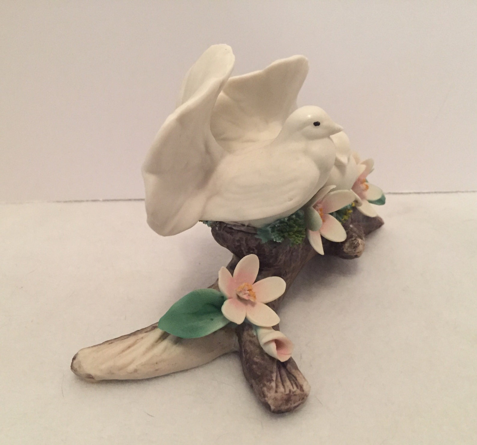 Capodimonte Porcelain Doves - Etsy