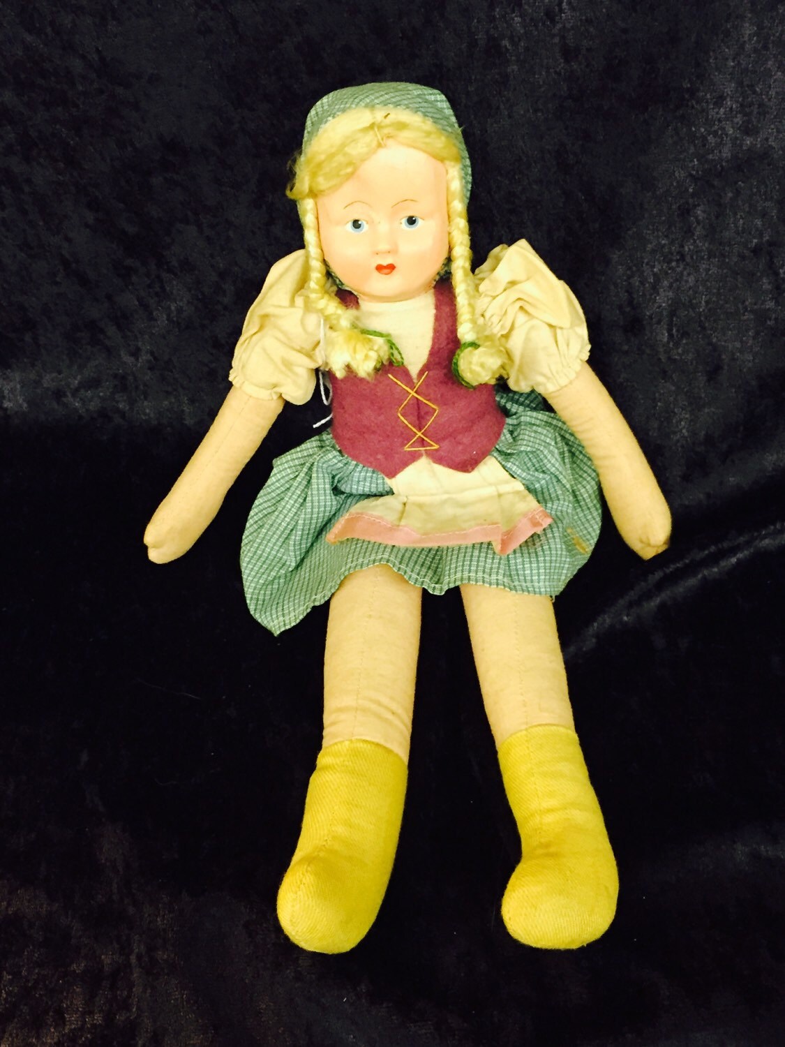 Dolls Toys & Games Vintage Irish Lass Cloth Doll Dolls & Action Figures ...