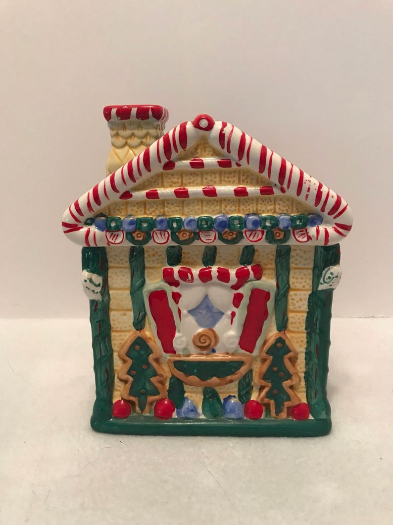Christmas Peppermint Candy House Cookie Jar - Etsy