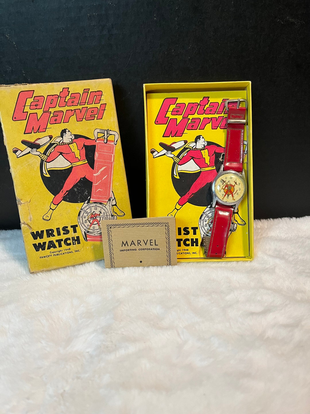 Vintage Captain Marvel Watch - Etsy