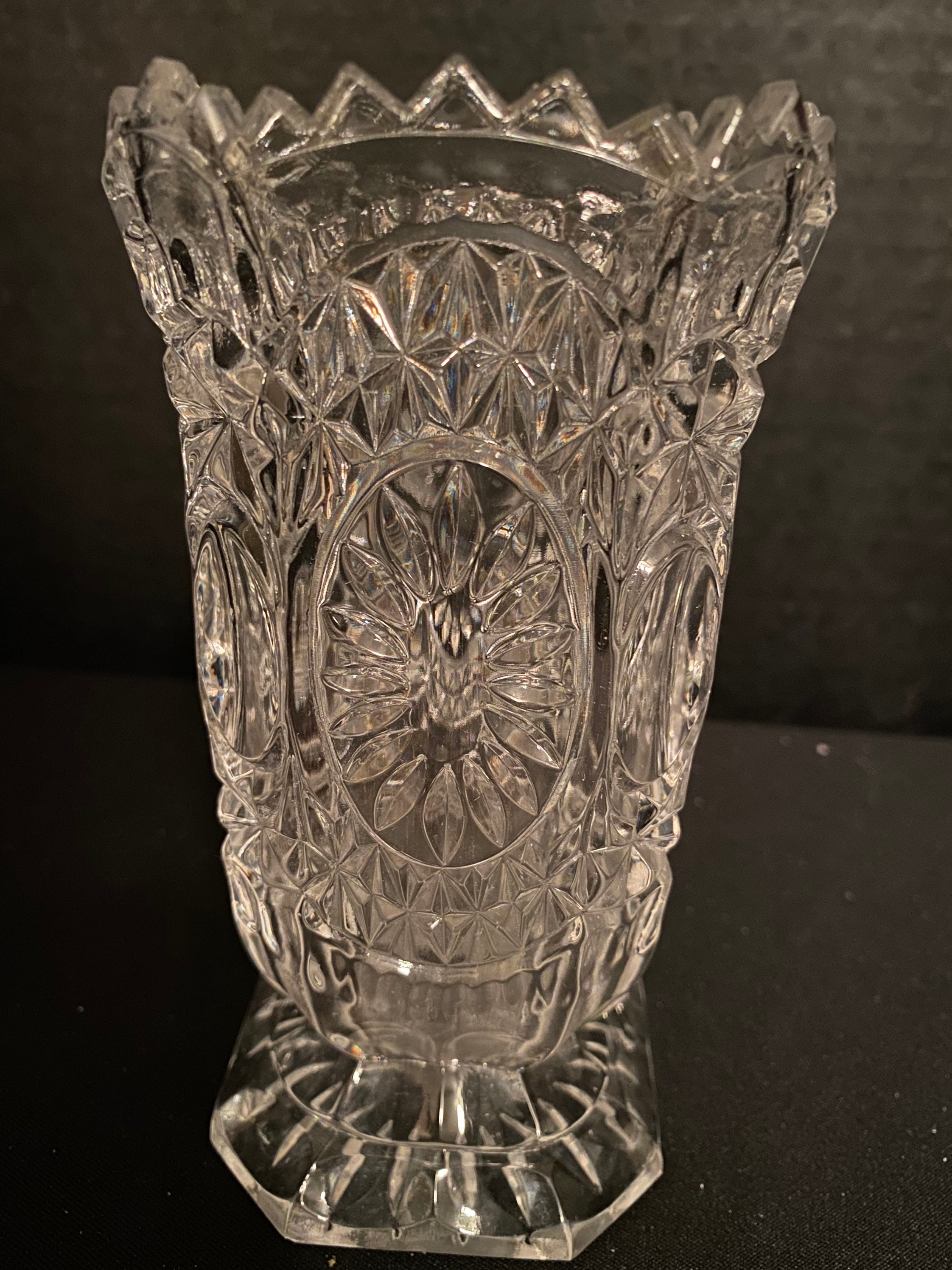 Antique Lead Crystal Vases