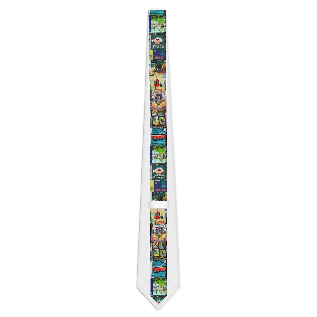 Disneyland Vintage Attraction Poster Necktie sold by Romona Manuscript ...