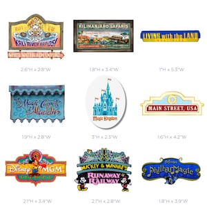 Disney Ride Sign Ornament – Walt Disney World Attraction Decor – Disney ...