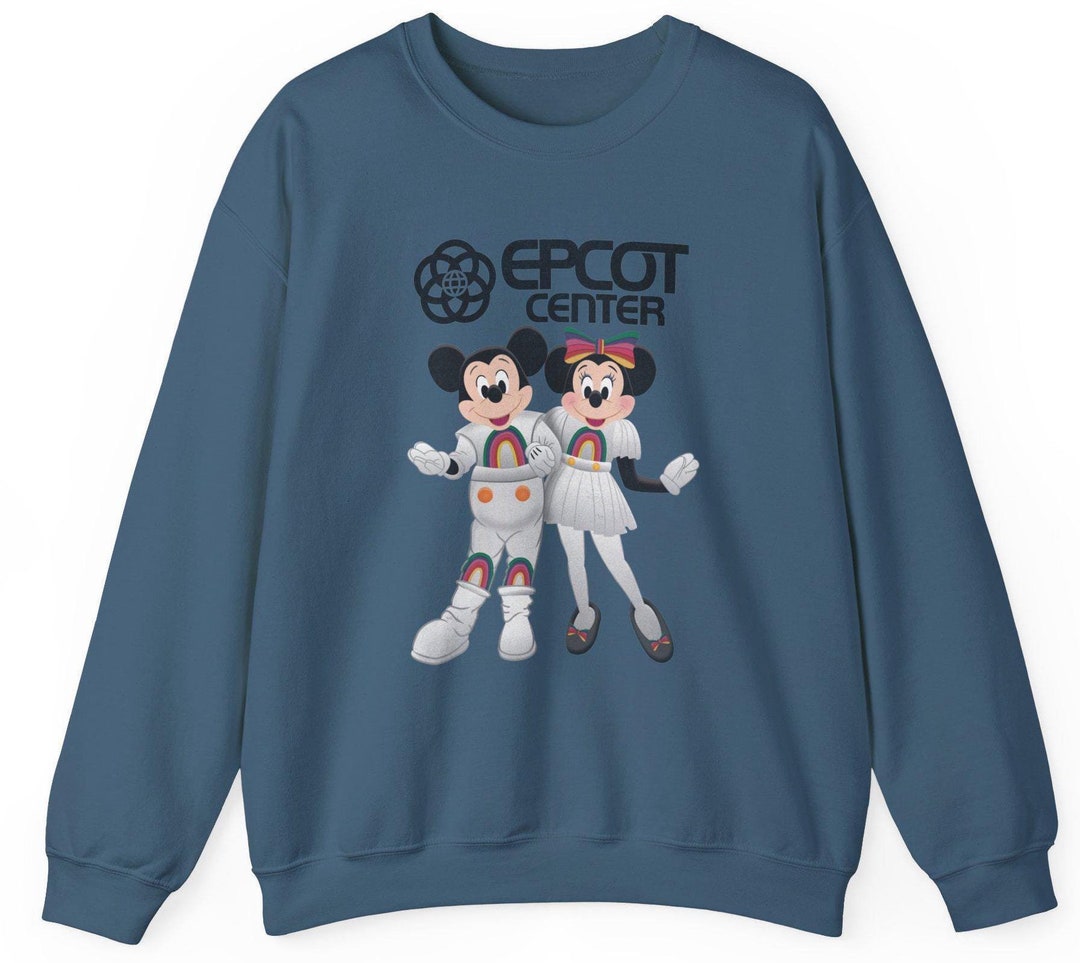 Vintage Style EPCOT Center Mickey and Minnie Unisex Heavy Blend ...