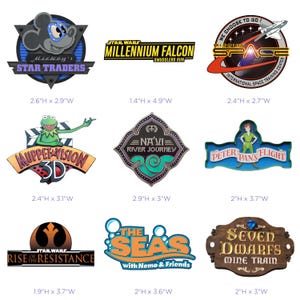 Disney Ride Sign Ornament – Walt Disney World Attraction Decor – Disney ...