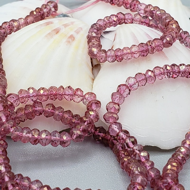 Pink Gemstone Beads - Etsy