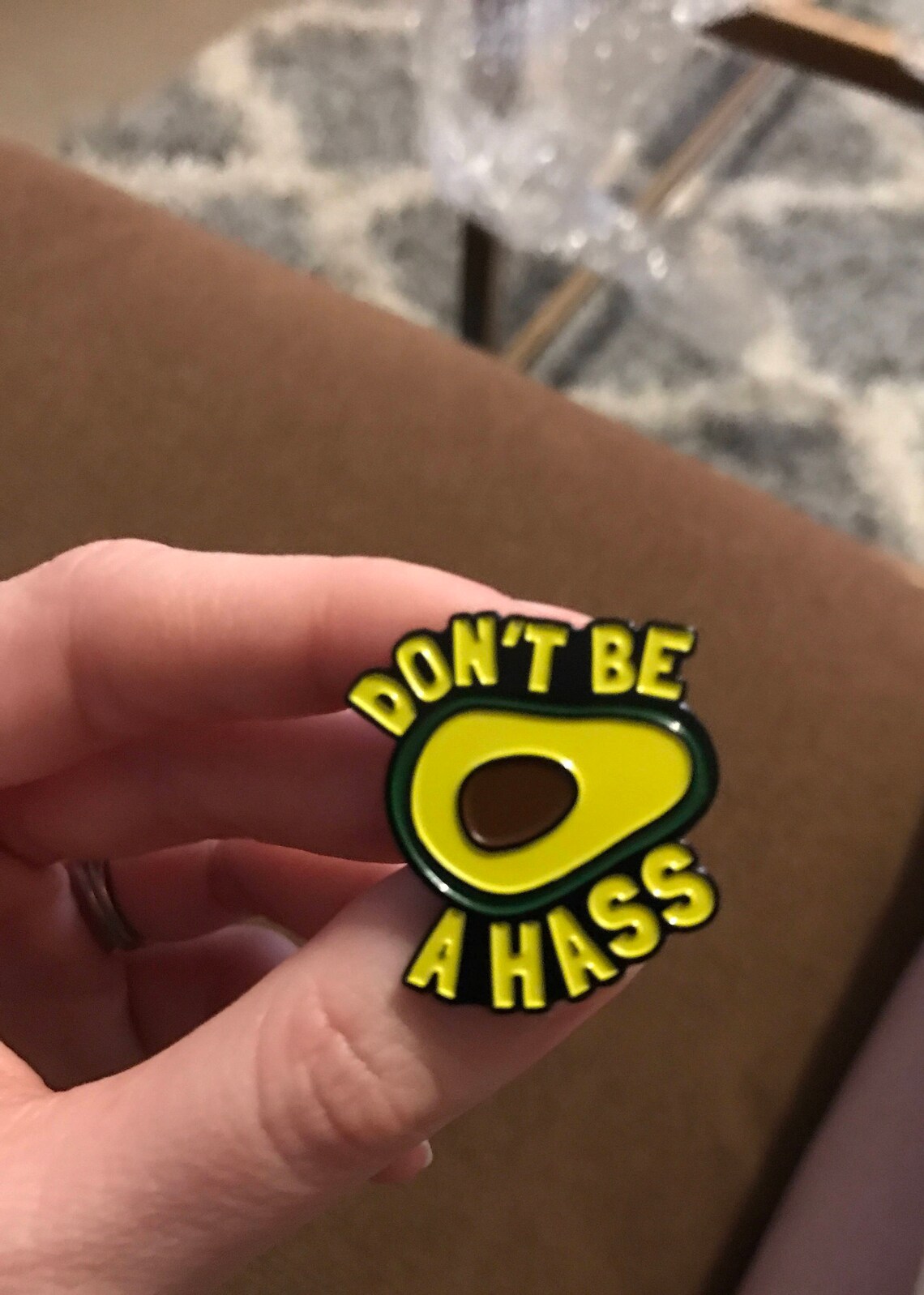 Enamel Pin // Don't be a Hass | Etsy