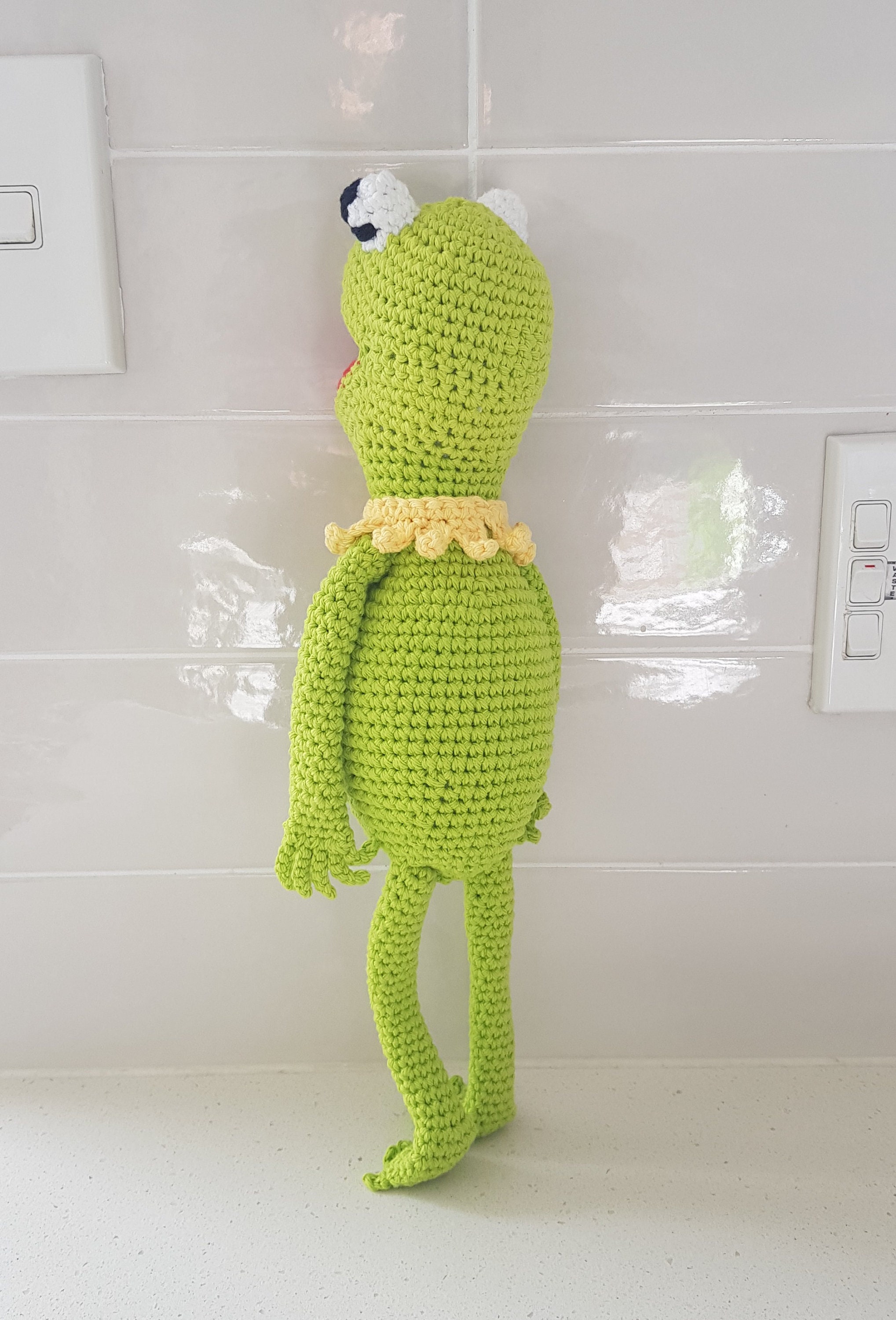 Hand Crocheted Kermit the Frog