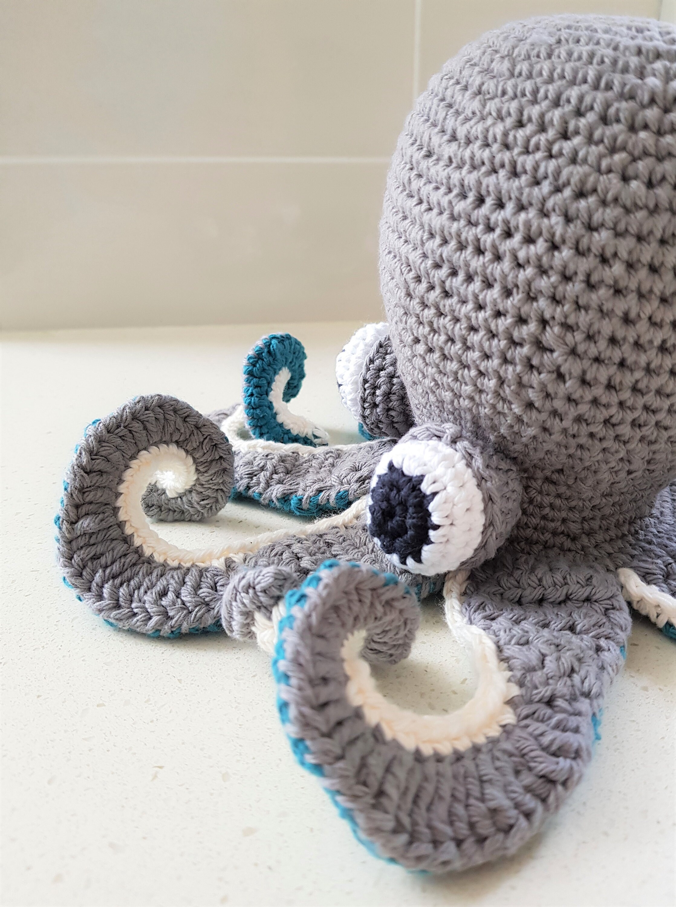 Hand Crocheted Oliver the Octopus