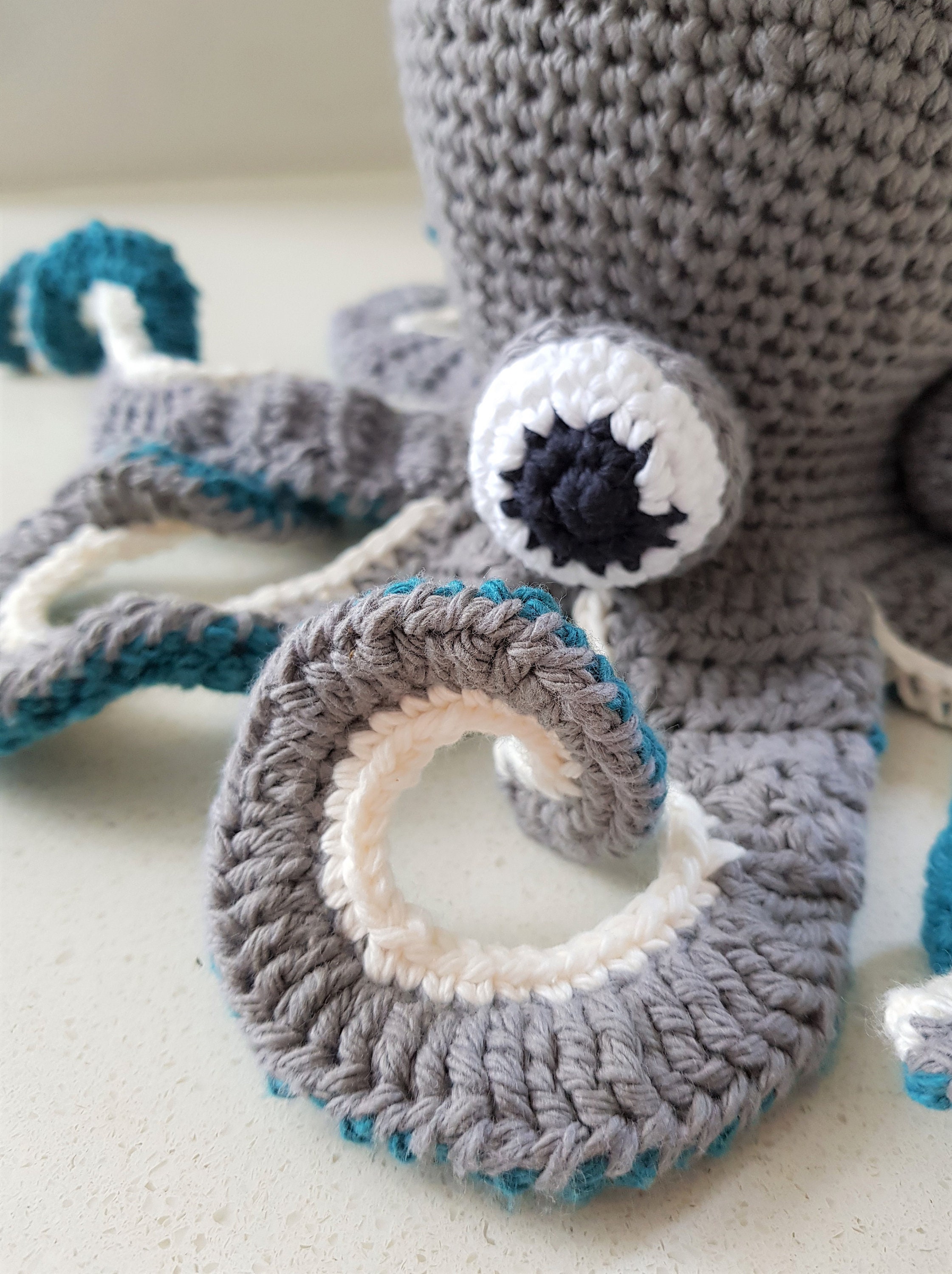 Hand Crocheted Oliver the Octopus
