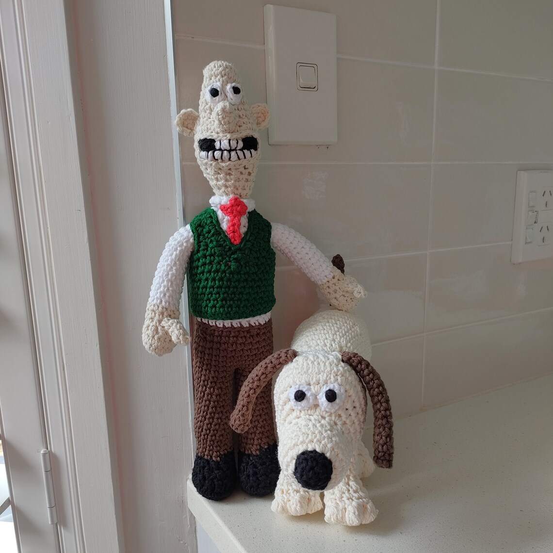 Hand Crocheted Wallace and Gromit 90S Kids Great Gift Gift - Etsy