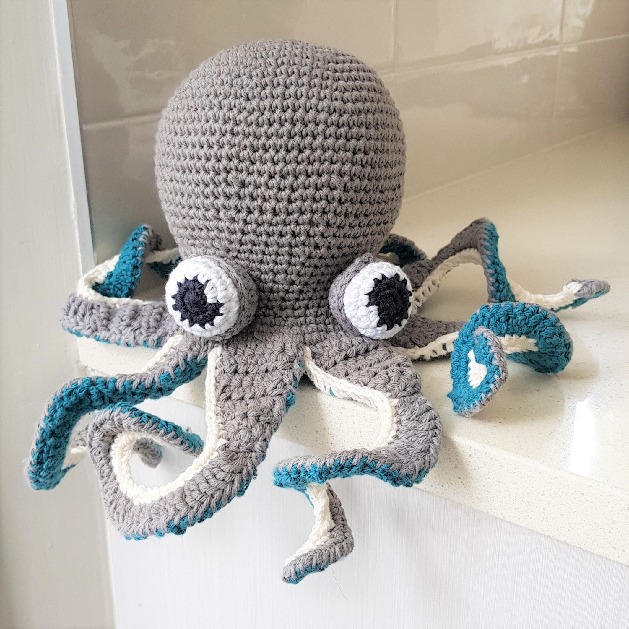 Hand Crocheted Oliver the Octopus