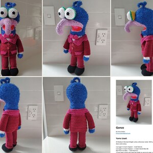 Crochet Muppets PDF 3-pattern Bundle - Animal Muppet, Swedish Chef ...