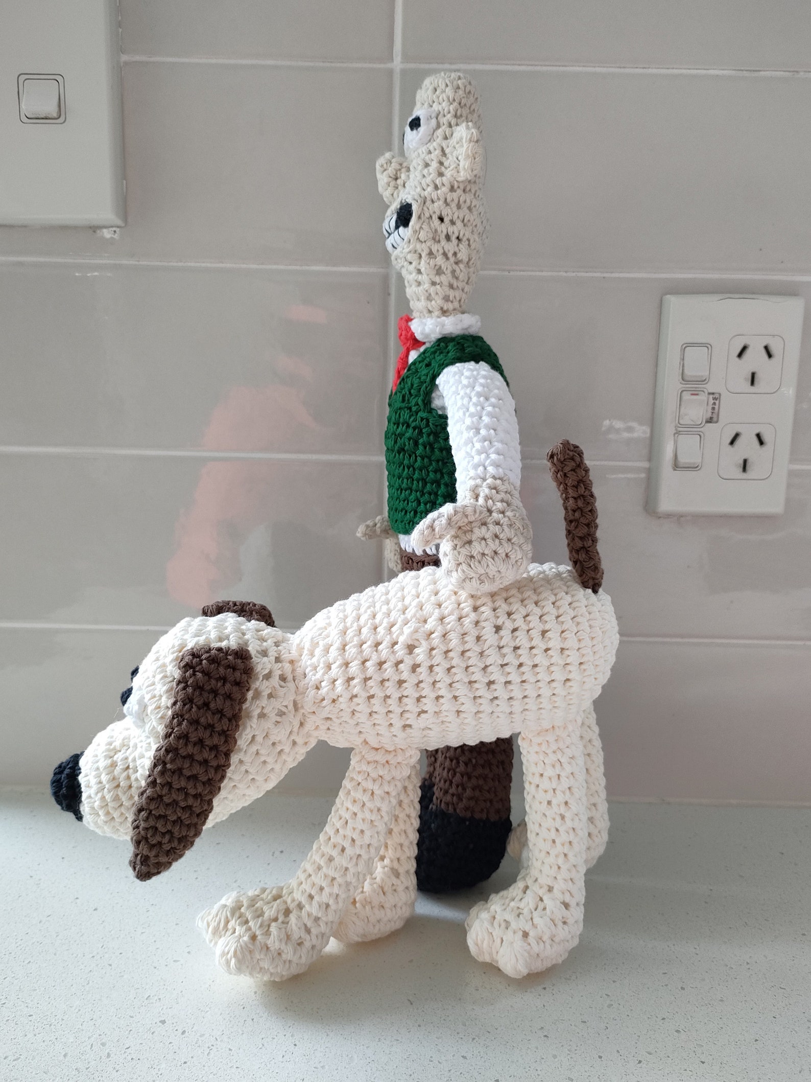 Hand Crocheted Wallace and Gromit 90S Kids Great Gift Gift - Etsy