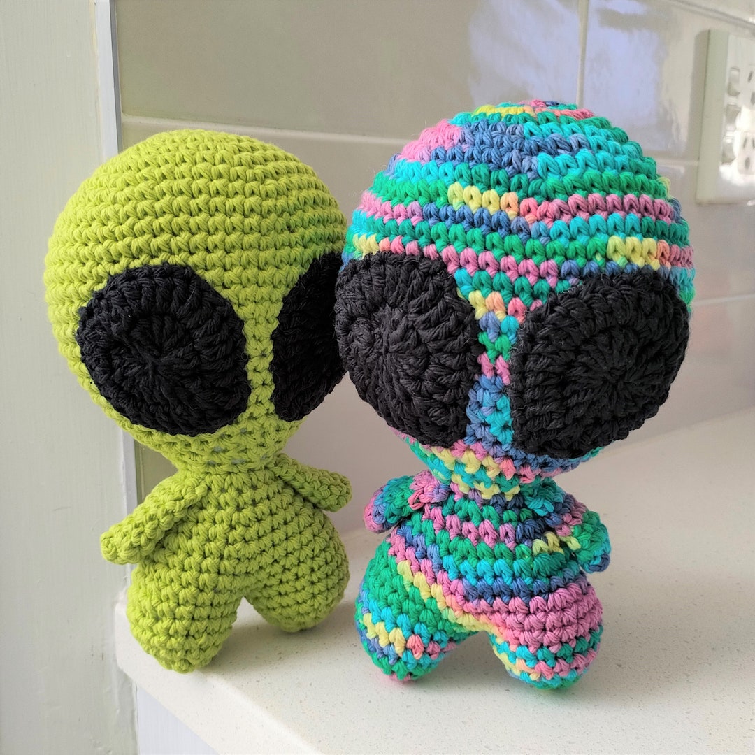Hand Crocheted Chubby Alien - Etsy