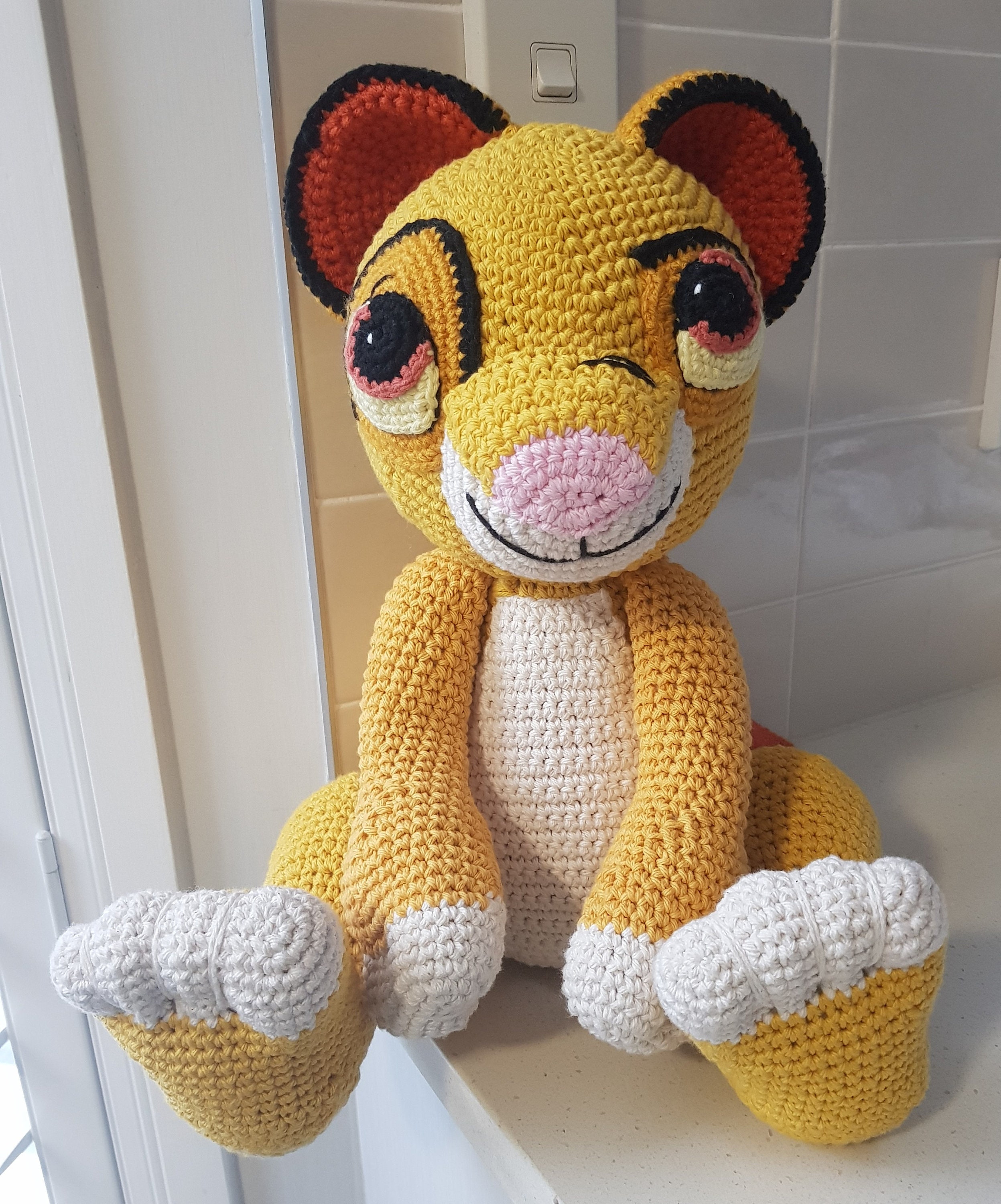 Hand Crocheted Simba the Lion