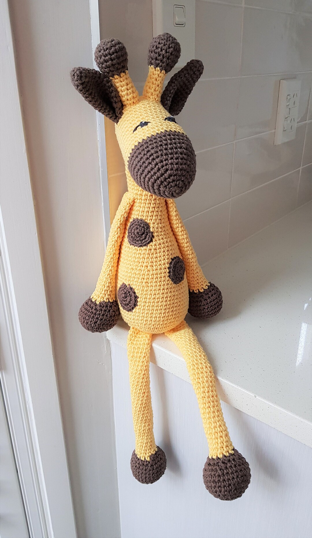 Hand Crocheted Jimbo the Giraffe | Newborn Gift | Stuffed Giraffe ...