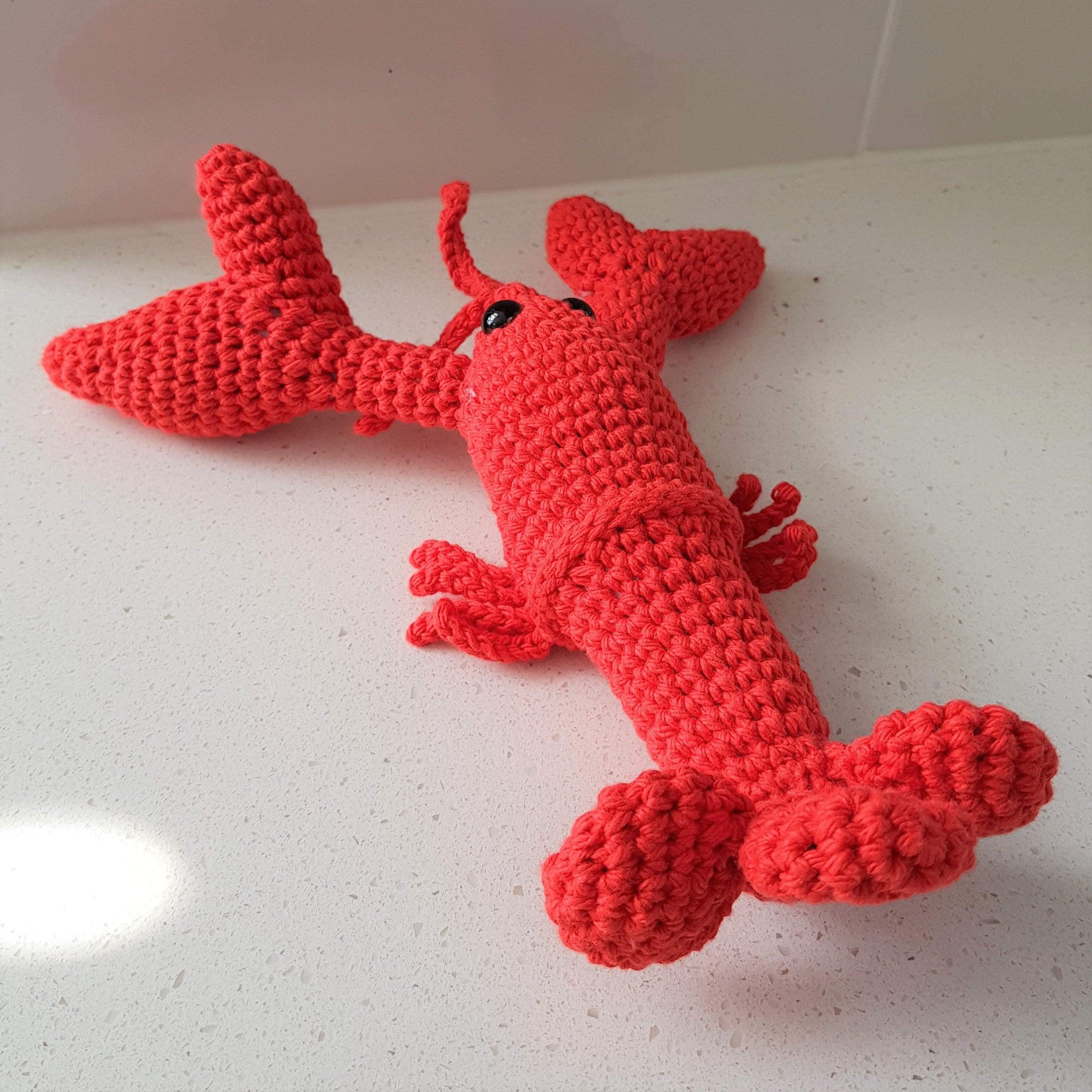 Hand Crocheted Louis The Lobster