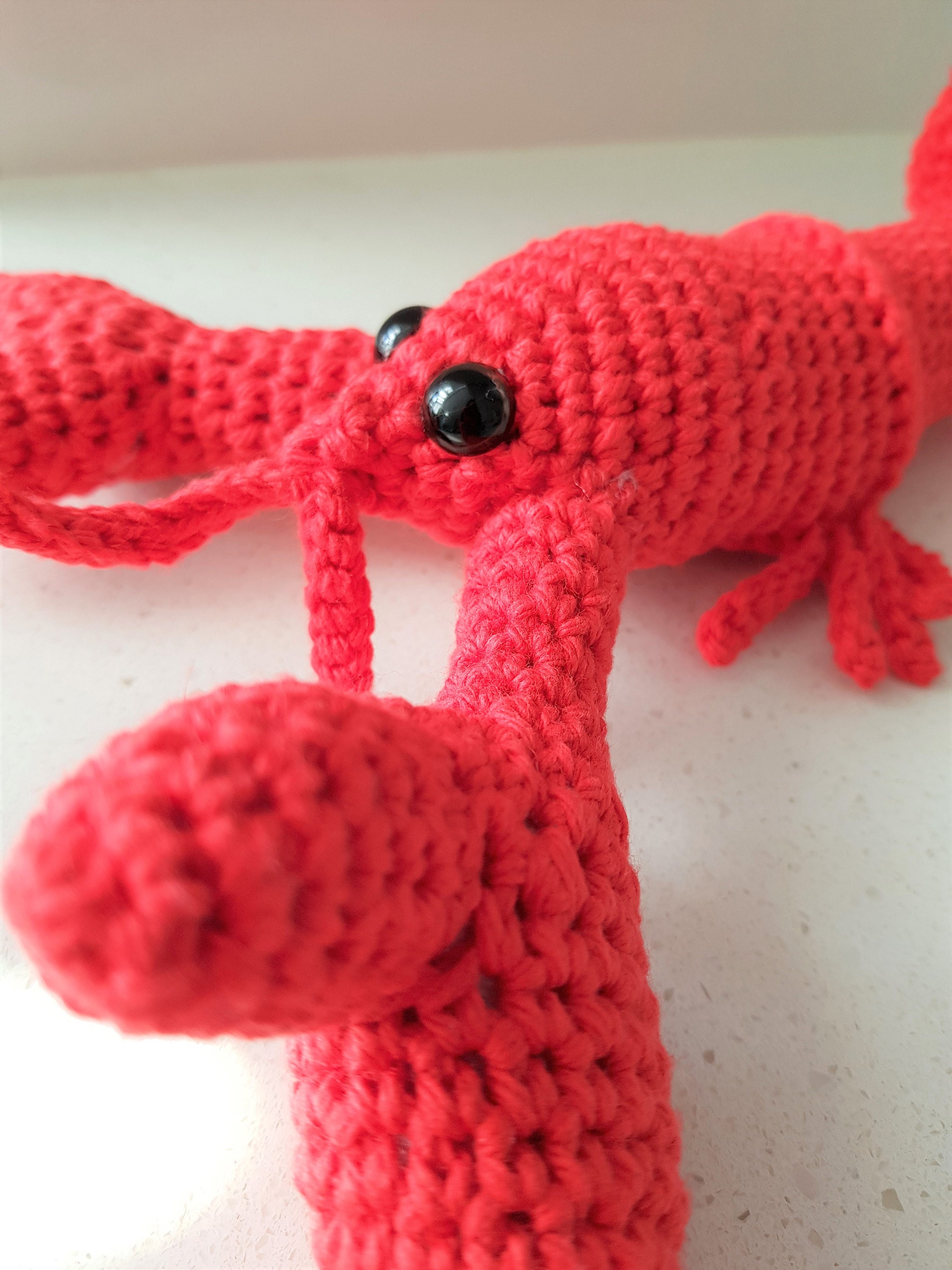 Hand Crocheted Louis The Lobster