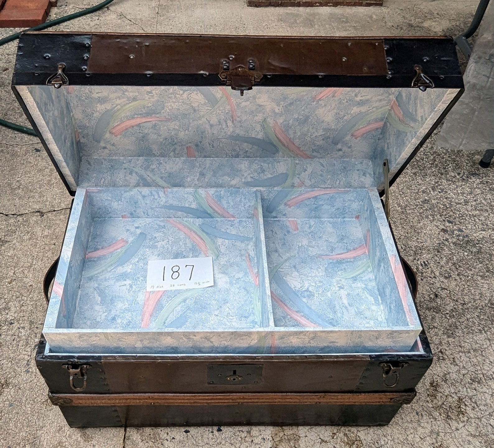 Trunk 187 Antique Refurbished Trunk - Etsy