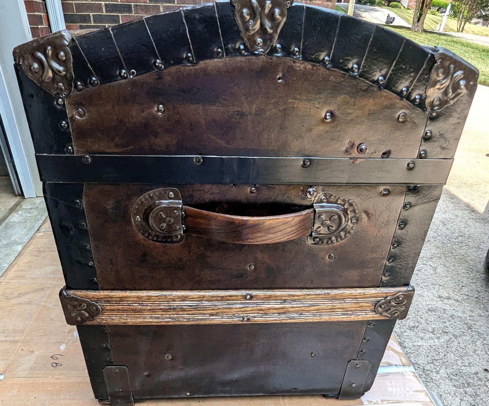 Trunk 187 Antique Refurbished Trunk - Etsy