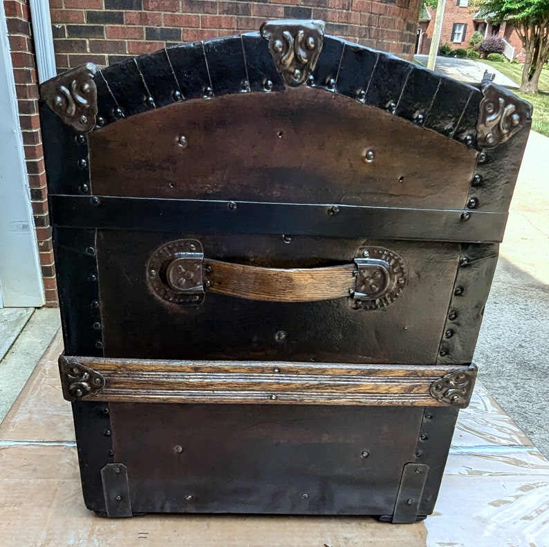 Trunk 187 Antique Refurbished Trunk - Etsy