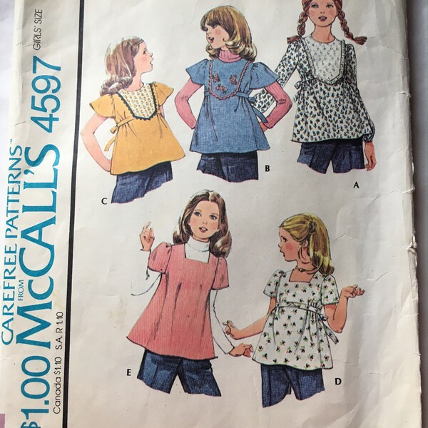 Girl Shirt Pattern - Etsy