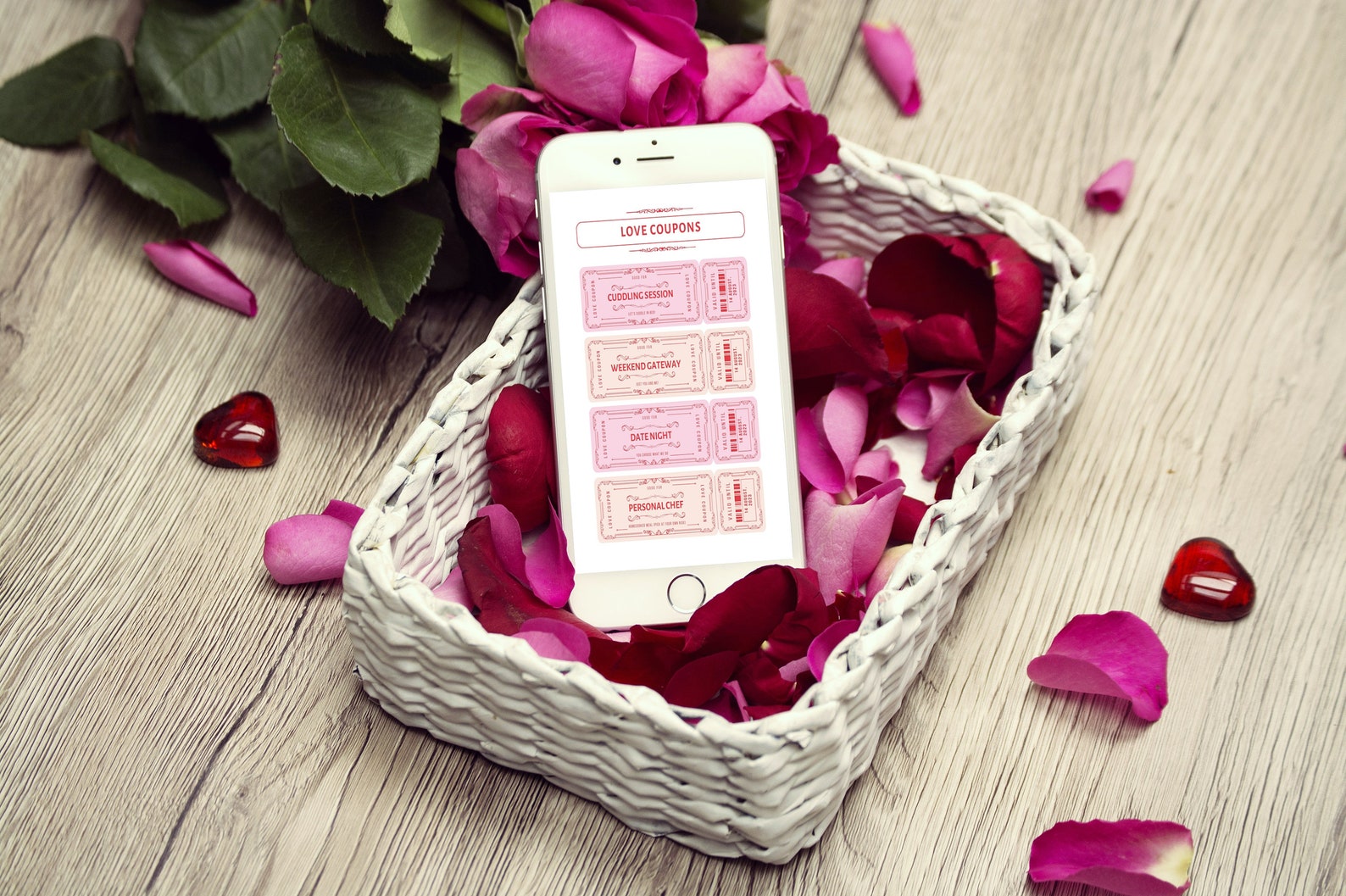 Minimalist Love Coupons, Printable Personalized Love Coupon Book for ...