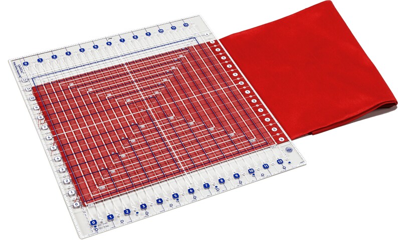 Quiltcut Strip Savvy Square up Slotted Quilting Ruler, QC2-SU 14 1/2 X ...