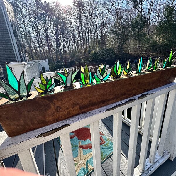 Stained Glass Planters - Etsy