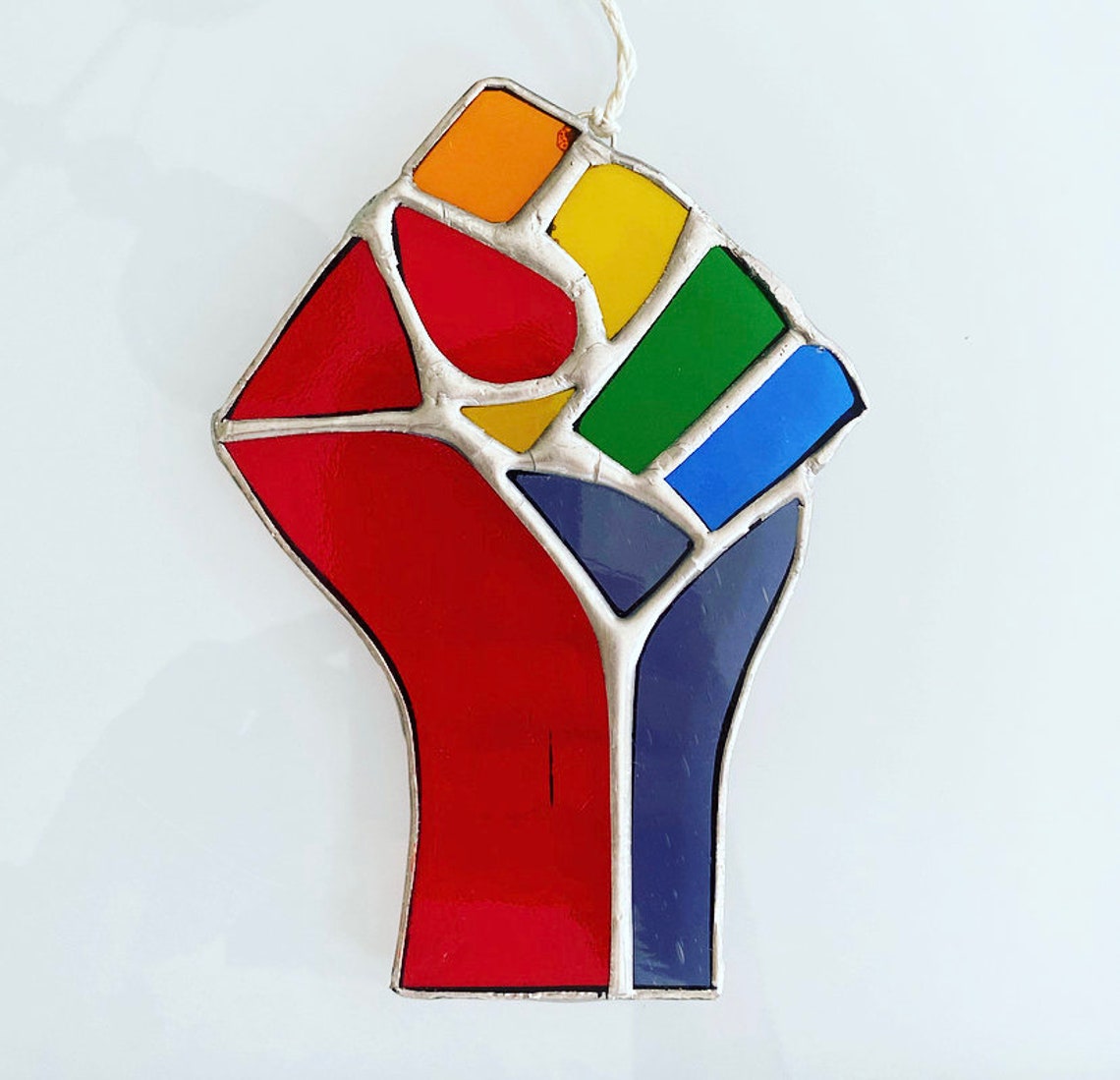 Stained Glass Resistance Resist Fist Gay Pride LGBTQ Rights - Etsy