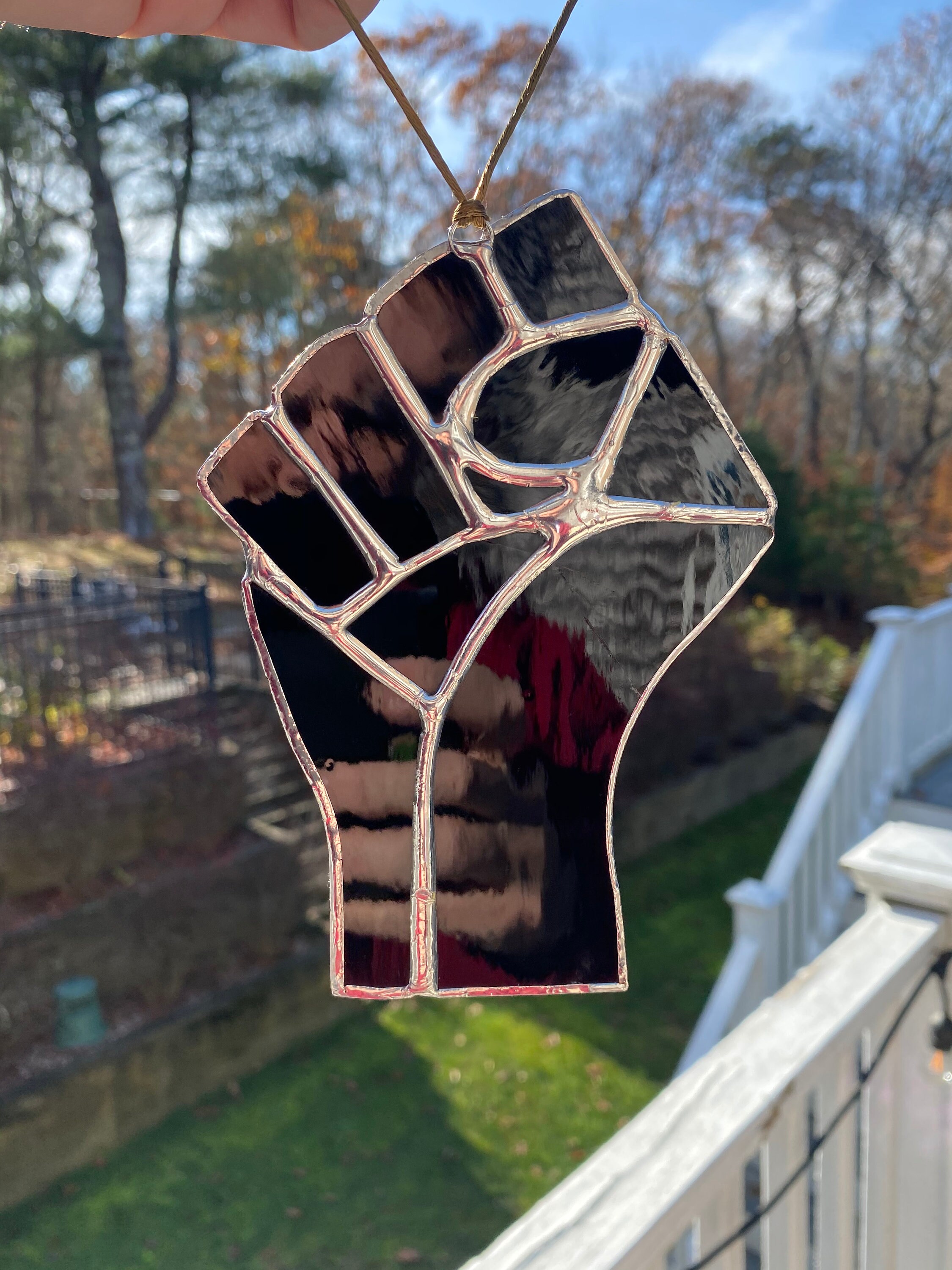 Stained Glass Resistance Resist Fist Black Lives Matter BLM - Etsy