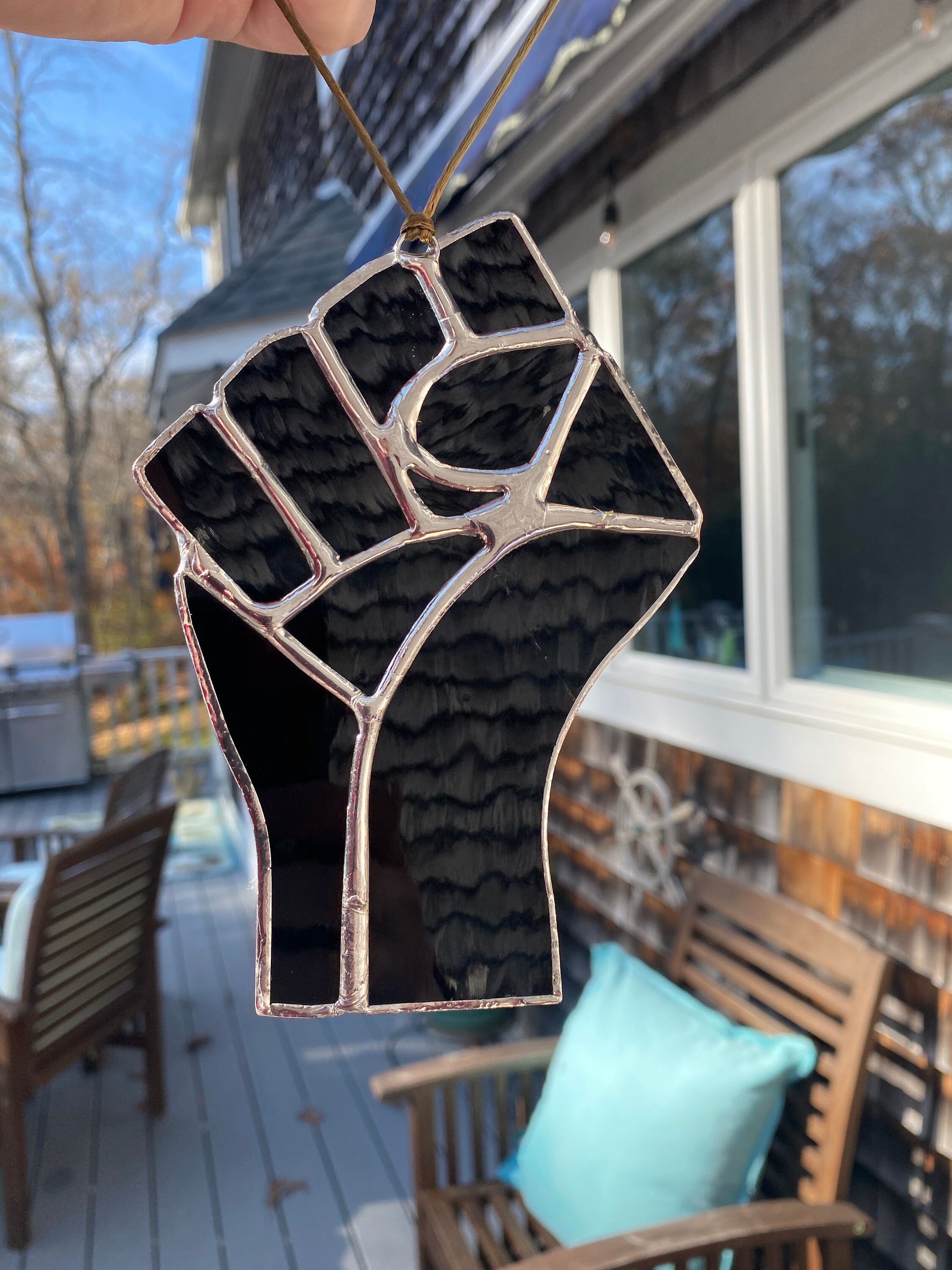 Stained Glass Resistance Resist Fist Black Lives Matter BLM - Etsy