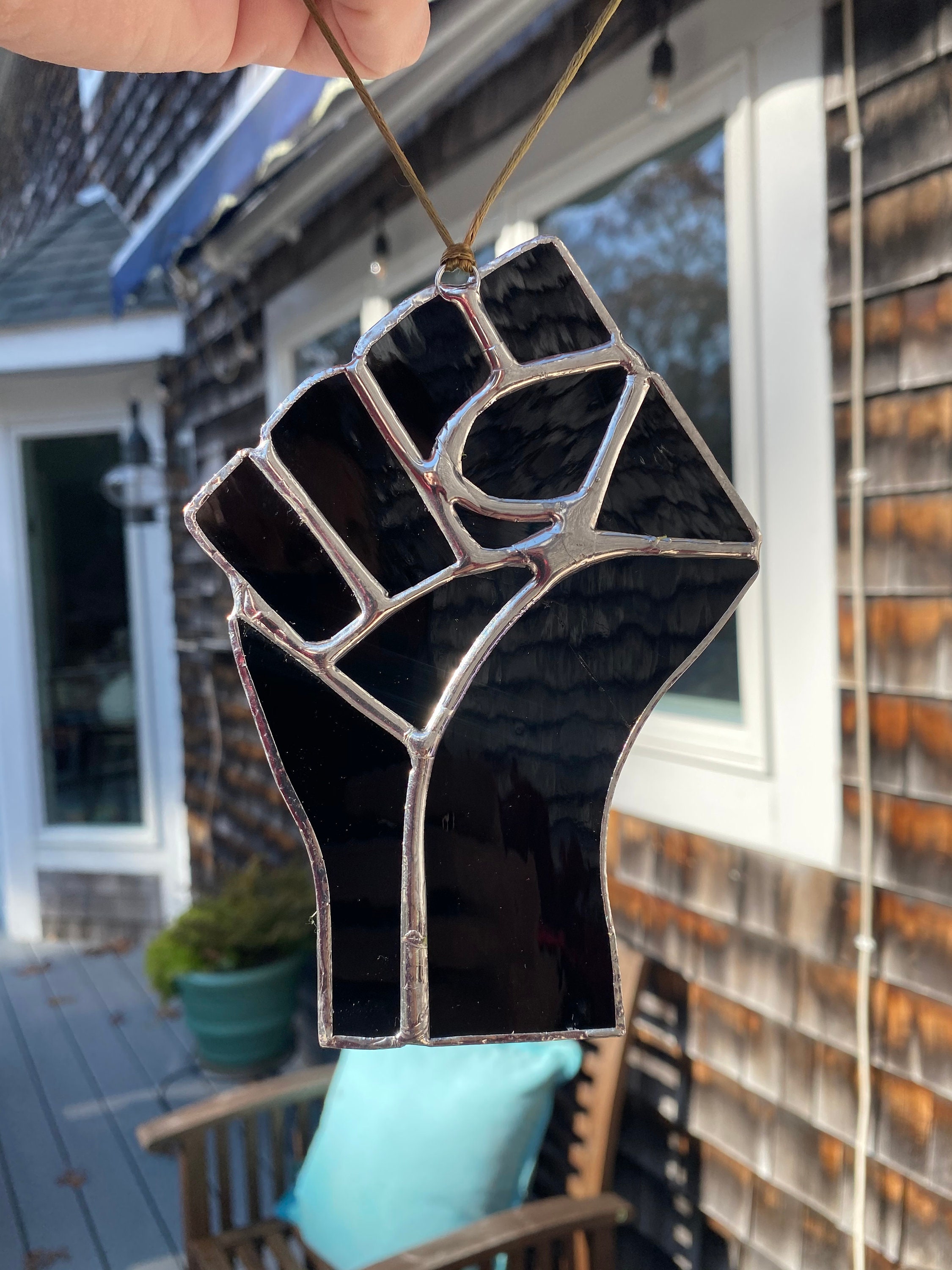 Stained Glass Resistance Resist Fist Black Lives Matter BLM - Etsy