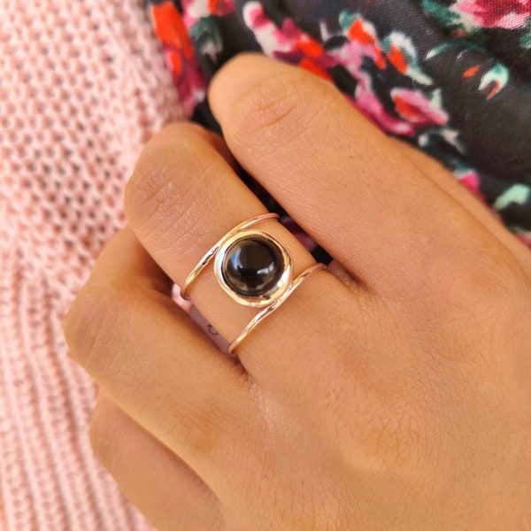 Black Onyx Rings - Etsy