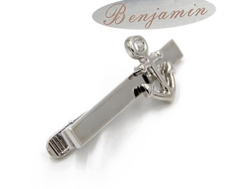 Anchor Sailor Tie Clip Seaman Accessories Silver - Etsy