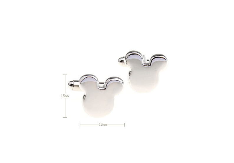 Personalized Tie Clip Disney Silver Mickey Stickpin Cufflinks,mouse ...