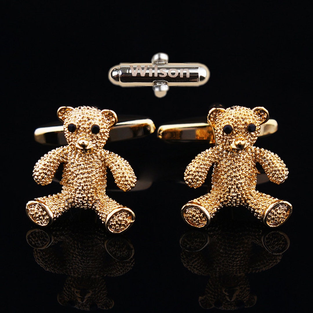 The Lettering Bear Cufflinks Cuff Nails Bear Bear Other Cufflinks ...